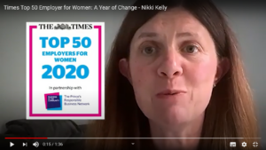 Times Top 50 Employer for Women: A Year of Change